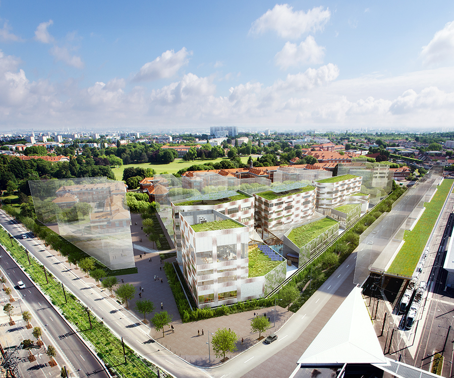 Eco Campus du Grand Paris à Vitry-sur-Seine avec Marin+Trottin pour ...