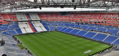 Construction du Groupama Stadium - Grand Stade de Lyon pour l'Olympique ...