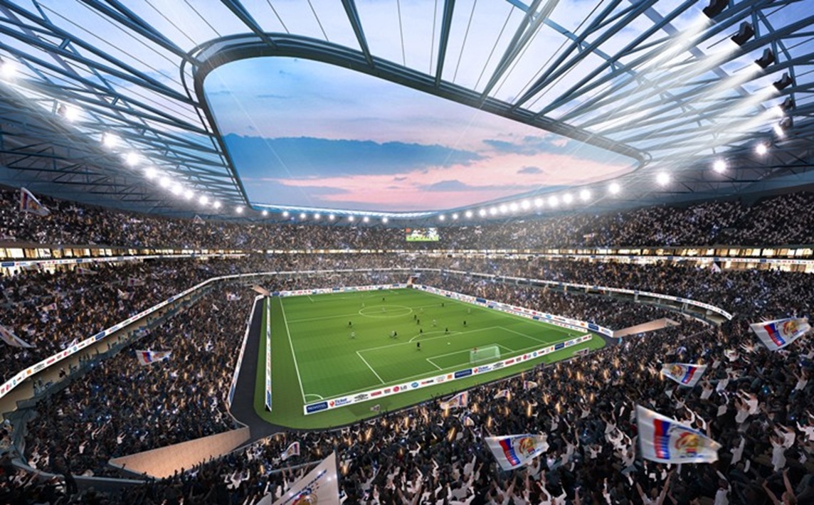 Construction du Groupama Stadium - Grand Stade de Lyon pour l'Olympique ...