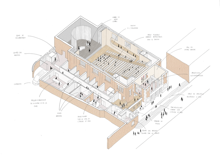Salle de spectacles et théâtre de Seclin avec TANK Architectes ...